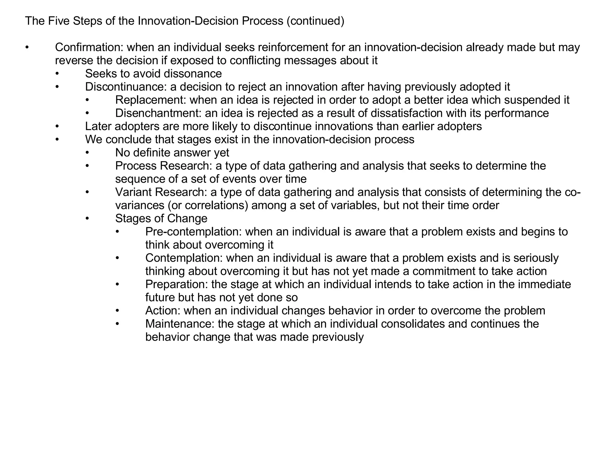 Diffusion of Innovations Chapter 5 | PPT