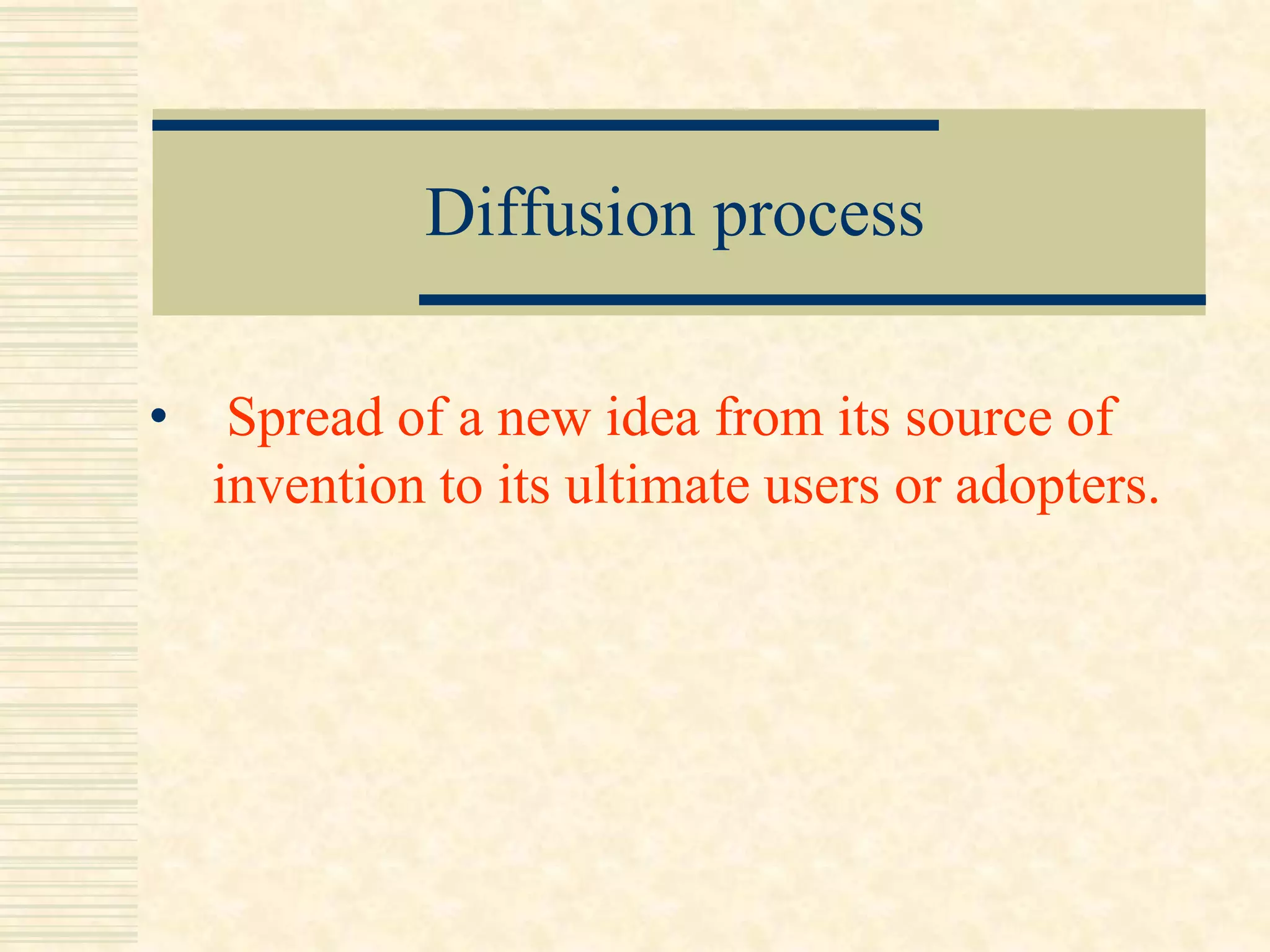 Diffusion and adoption | PPT