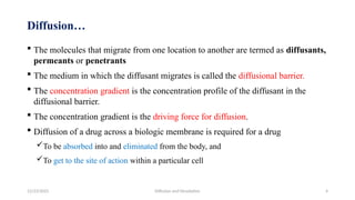 Diffusion and Dissolution (2).pptxvghggvg | PPTX