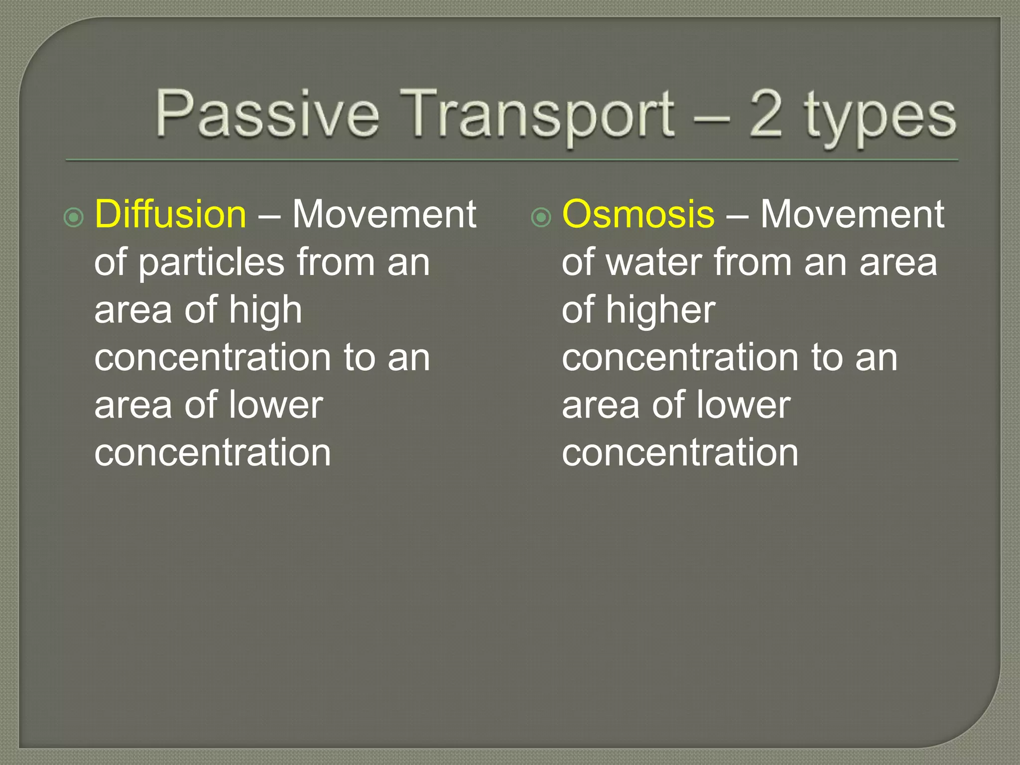 Diffusion And Osmosis | PPTX