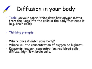 Diffusion and osmosis | PPT
