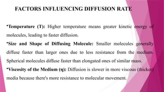 Diffusion and Osmosis Diffusion and Osmosisscience | PPTX