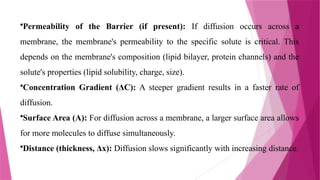Diffusion and Osmosis Diffusion and Osmosisscience | PPTX