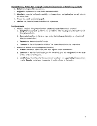 Diffusion and osmosis student handout | DOCX