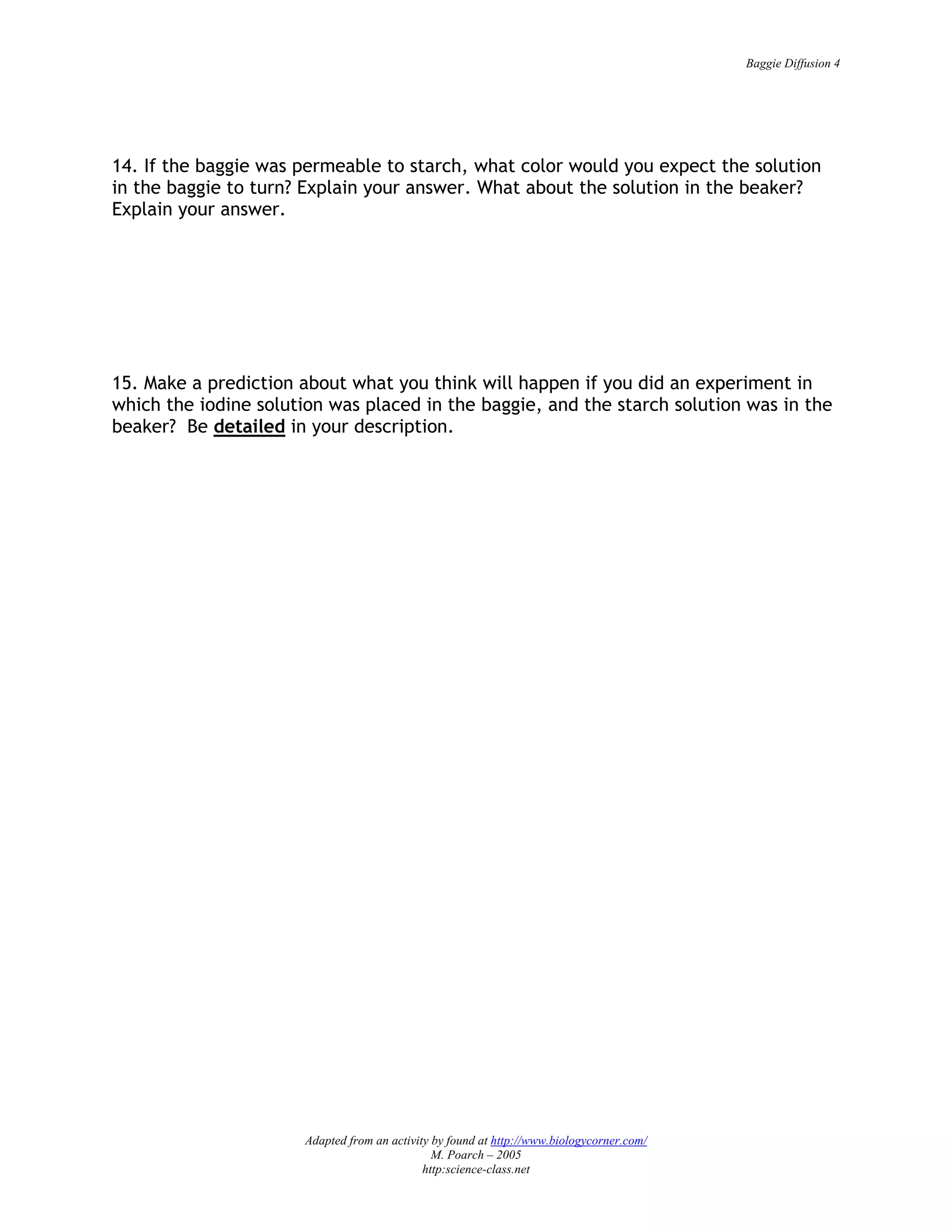 Diffusion baggie | PDF