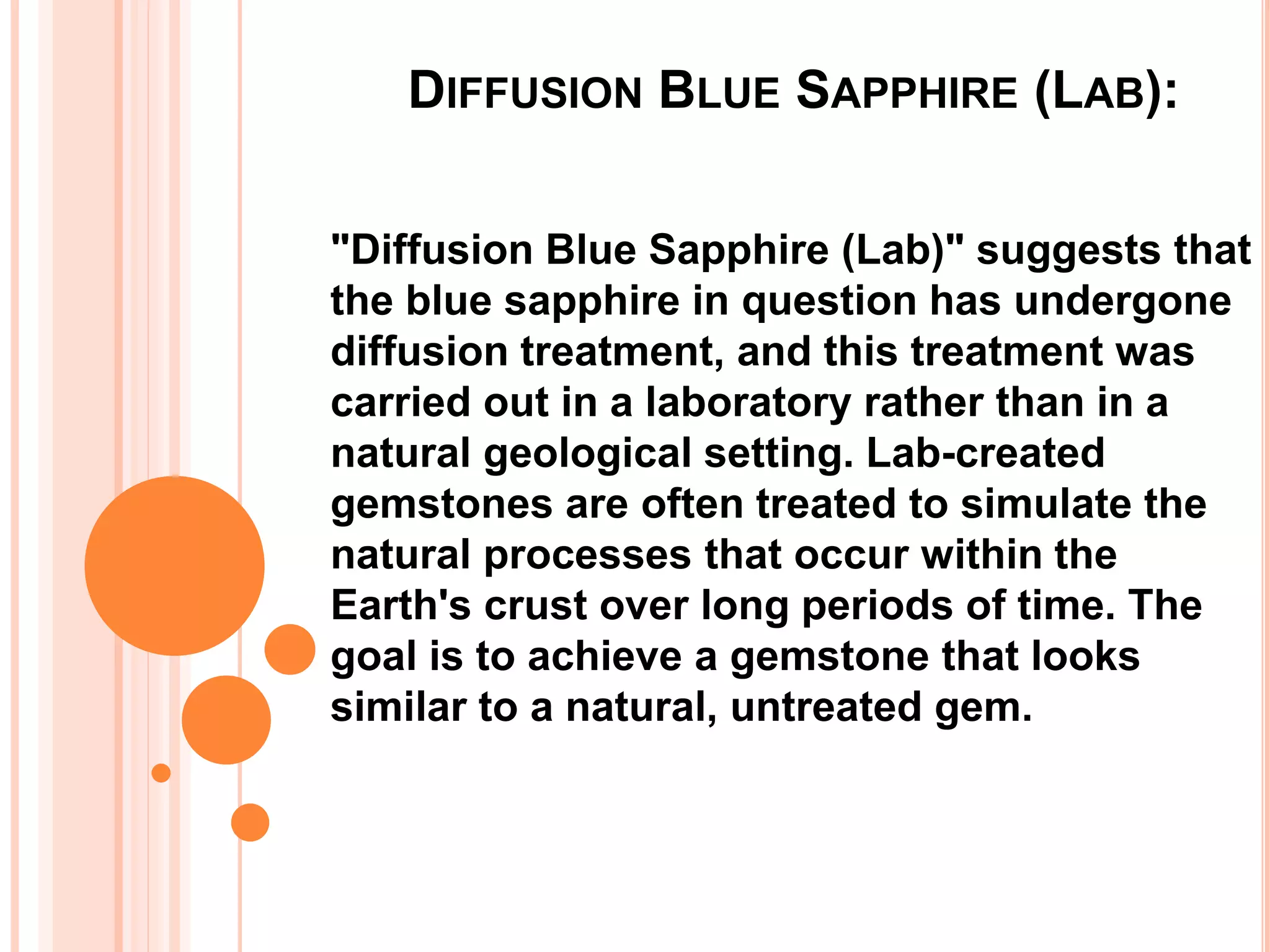 Exploring the World of Birthstones and Synthetic Gems. | PPT