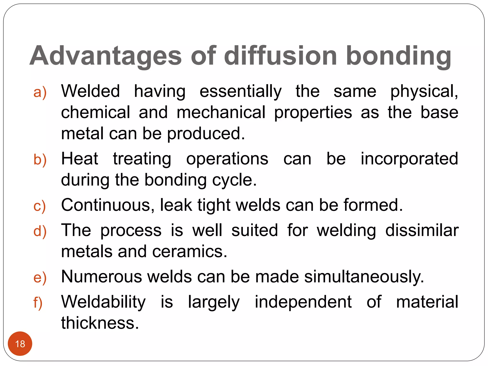 Diffusion bonding | PPTX