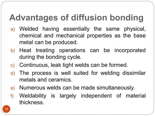 Diffusion bonding | PPTX | Chemistry | Science