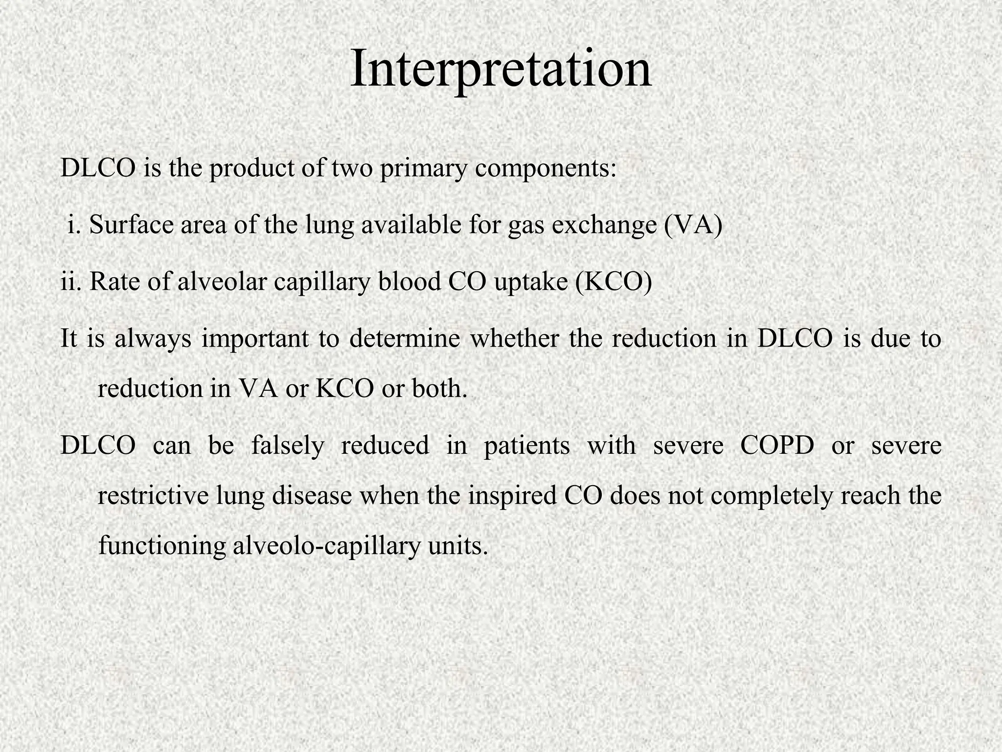 Diffusion Capacity: Indications and Interpretation | Jindal Chest ...
