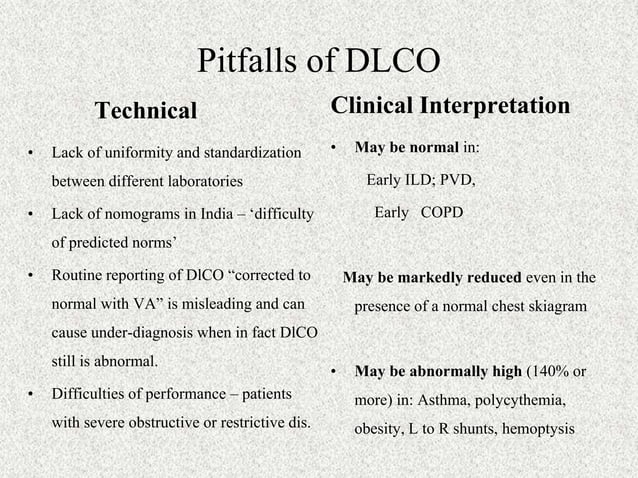 Diffusion Capacity: Indications and Interpretation | Jindal Chest ...