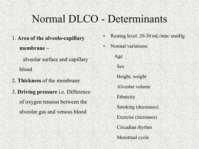 Diffusion Capacity: Indications and Interpretation | Jindal Chest ...