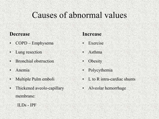 Diffusion Capacity: Indications and Interpretation | Jindal Chest ...