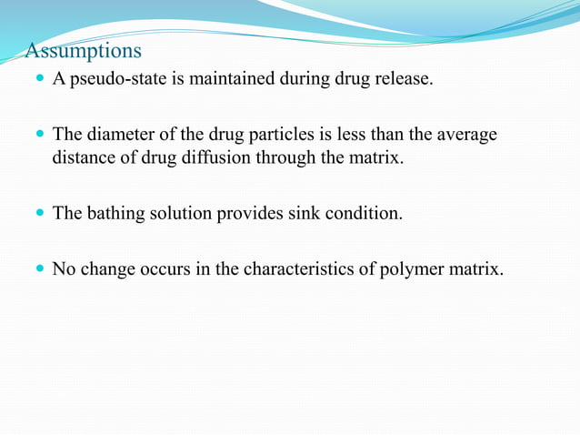 Diffusion controlled dds | PPTX | Chemistry | Science