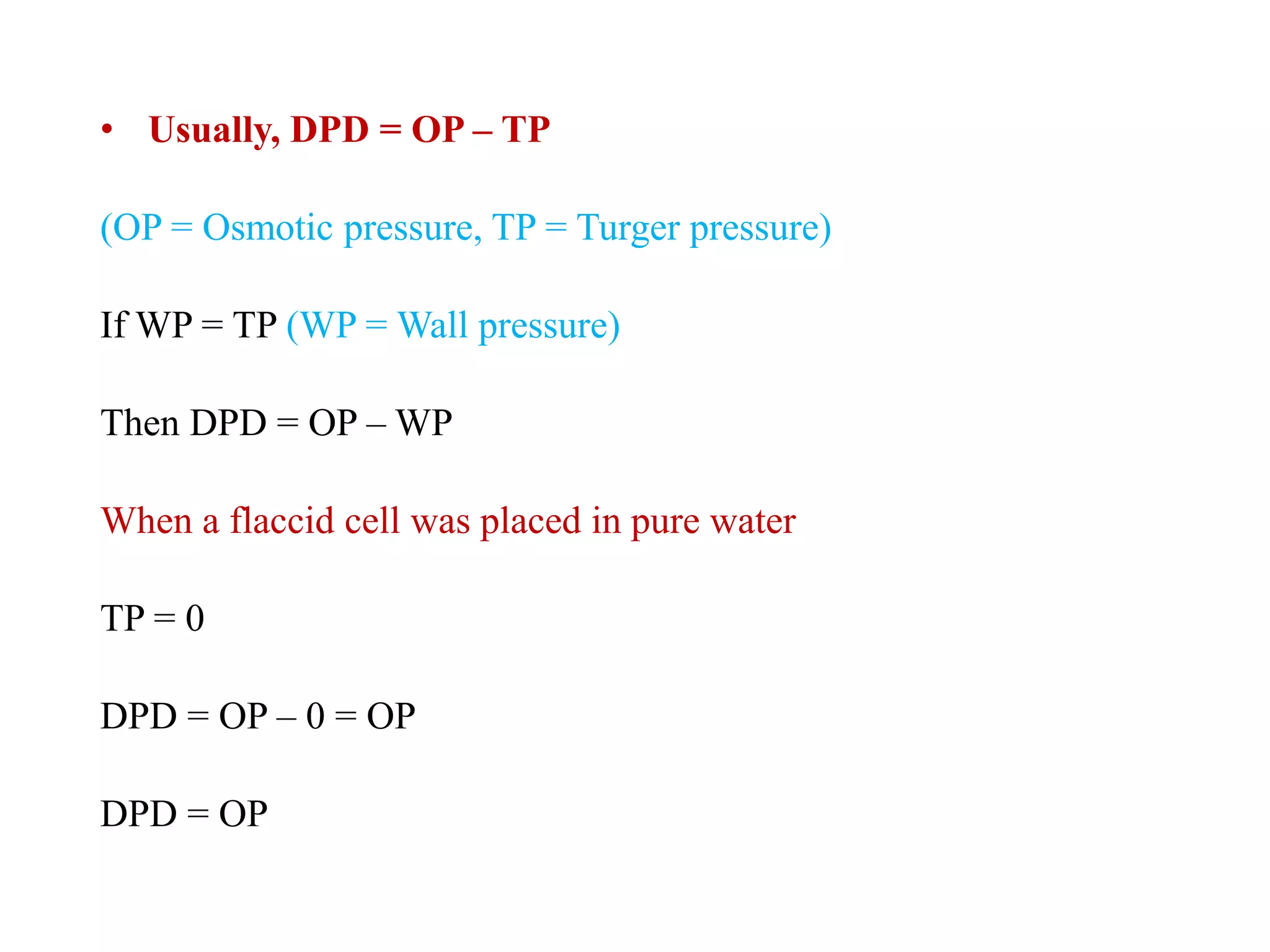 Diffusion, diffusion pressure, diffusion pressure deficit | PPTX