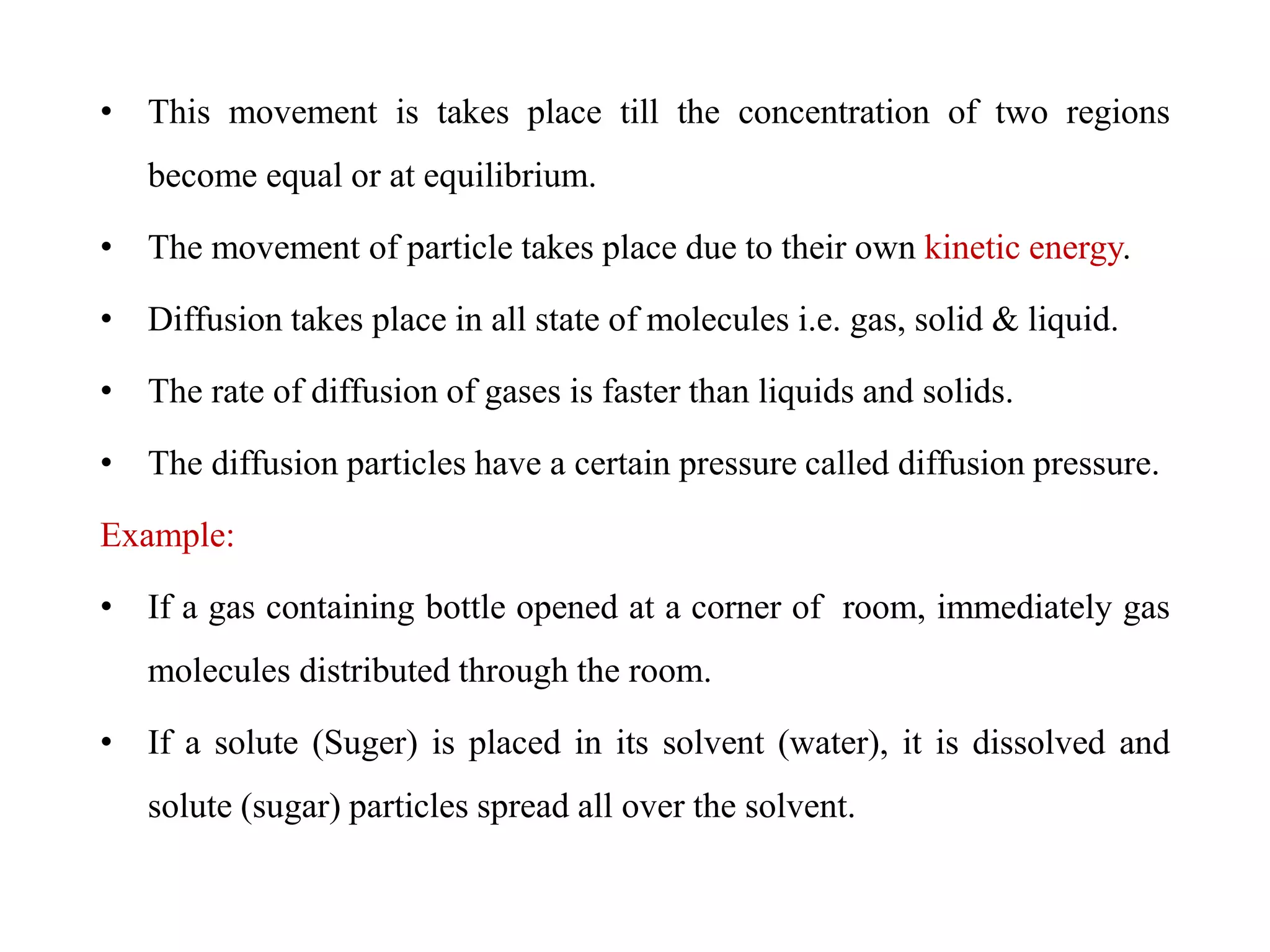 Diffusion, diffusion pressure, diffusion pressure deficit | PPTX