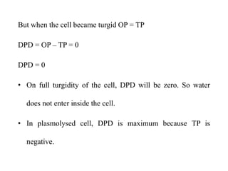 Diffusion, diffusion pressure, diffusion pressure deficit | PPTX