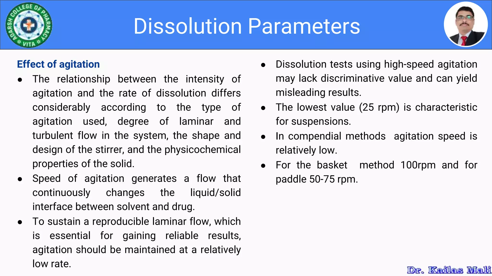 DIffusion, Dissolution and Pharmacokinetic Parameters.pptx