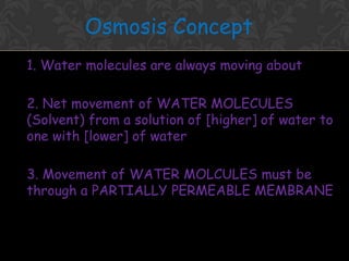 Diffusion Vs Osmosis | PPTX