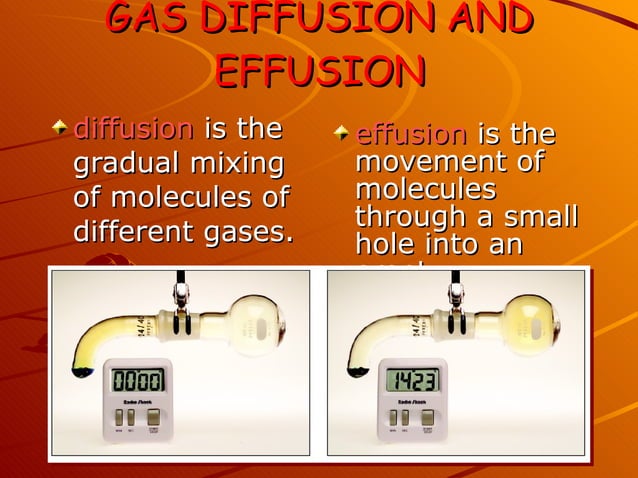 Diffusion of gases | PPT | Physics | Science