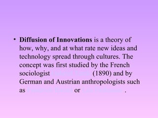 Diffusion Of Innovation | PPT