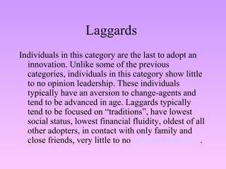 Diffusion Of Innovation | PPT
