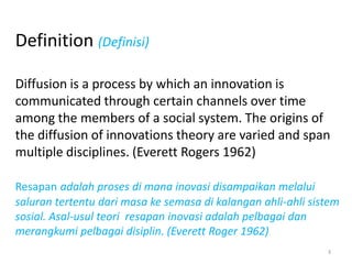 Diffusion of innovation | PPTX