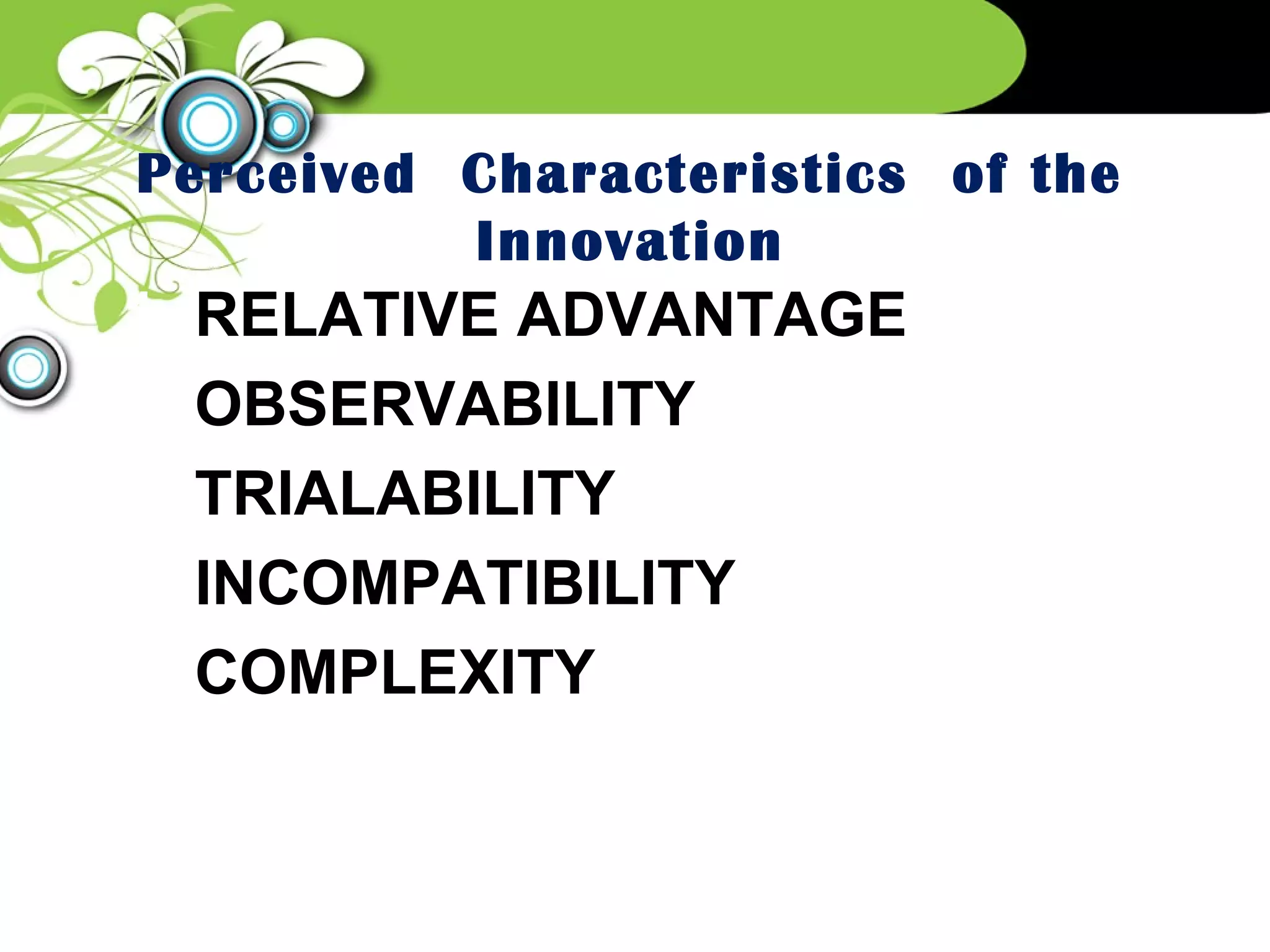 Diffusion of innovation | PPT
