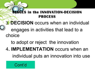 Diffusion of innovation | PPT