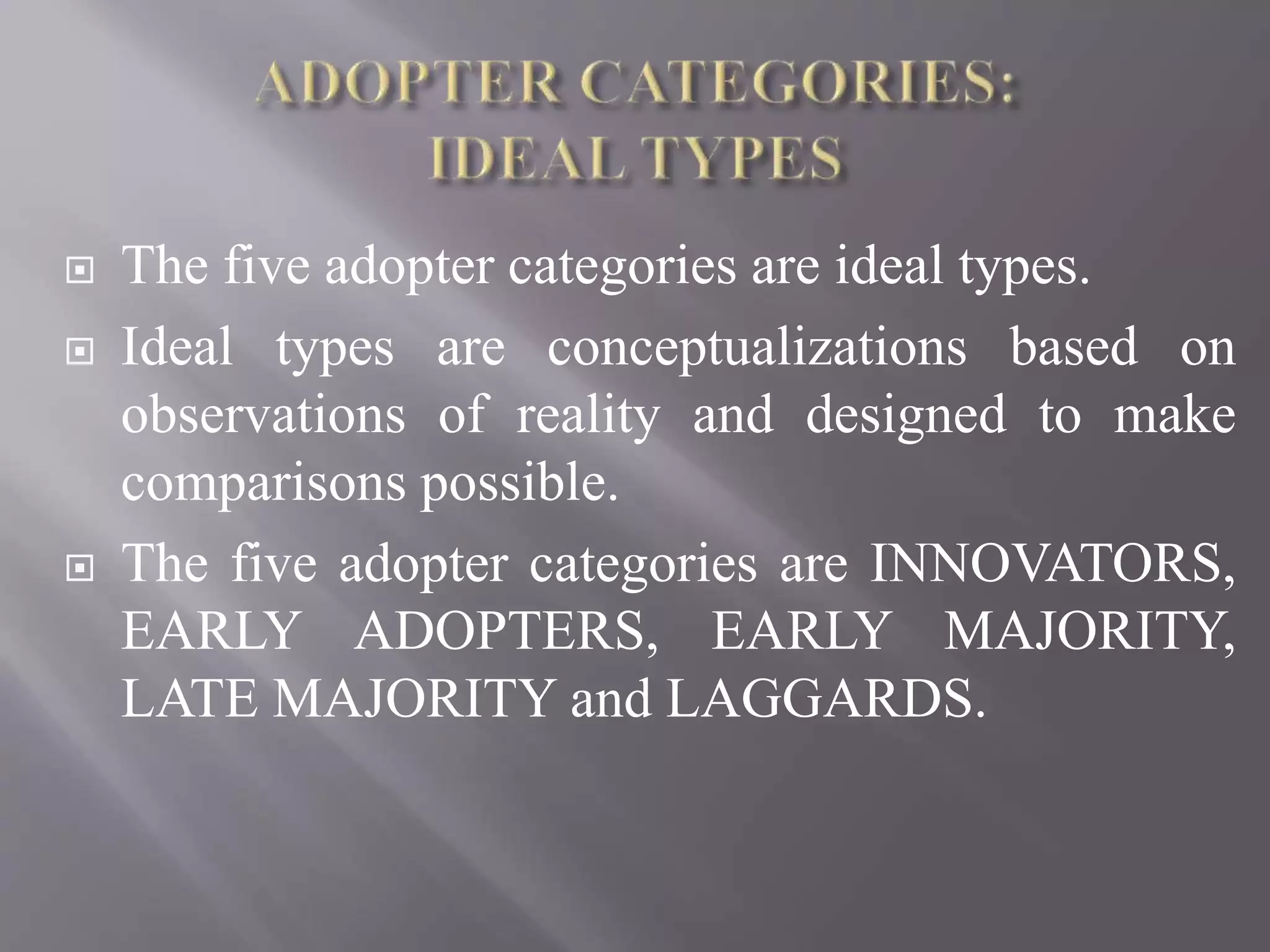 Diffusion of innovation | PPTX