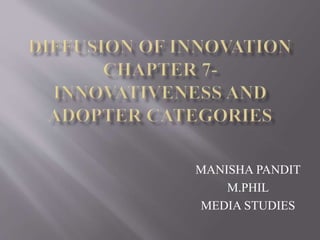 Diffusion of innovation | PPTX