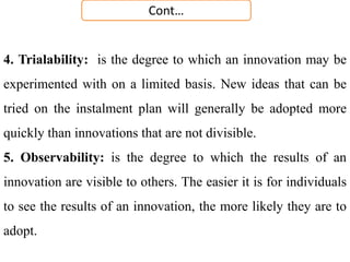 Diffusion of Innovation | PPTX