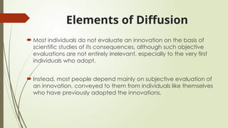 Diffusion of innovation Diffusion of innovation.pptx