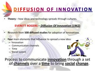 Diffusion of Innovation (Development Communication) -ZK | PPTX