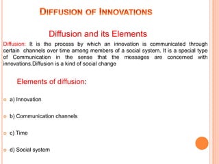 Diffusion of innovations | PPT