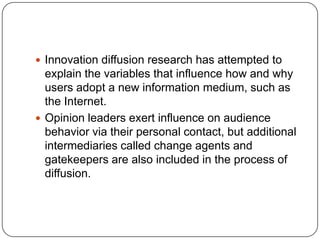 Diffusion of innovations theory | PPT