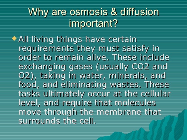 Diffusion Osmosis diffusion-osmosis