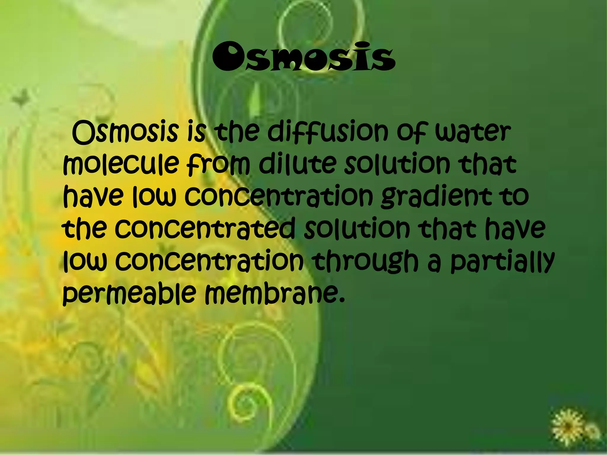 biology-Diffusion & osmosis | PPT