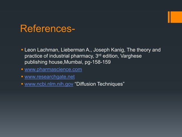 Diffusion parameters liki | PPTX | Chemistry | Science