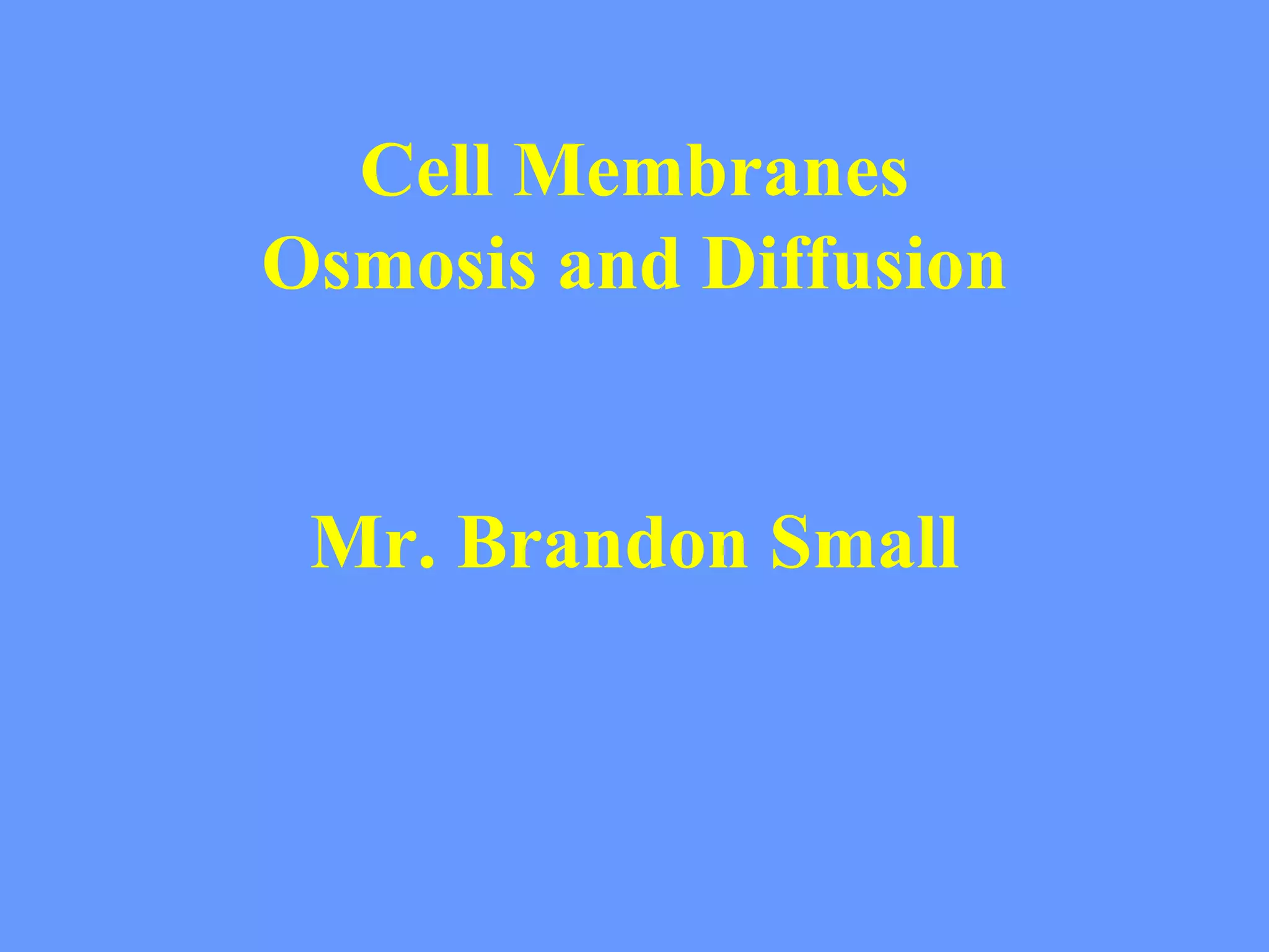 Diffusion powerpoint for summer class | PPT | Chemistry | Science