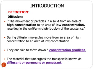 Diffusion ppt ak | PPTX