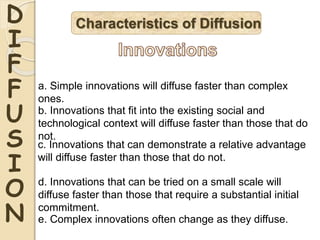 diffusion and its types | PPTX