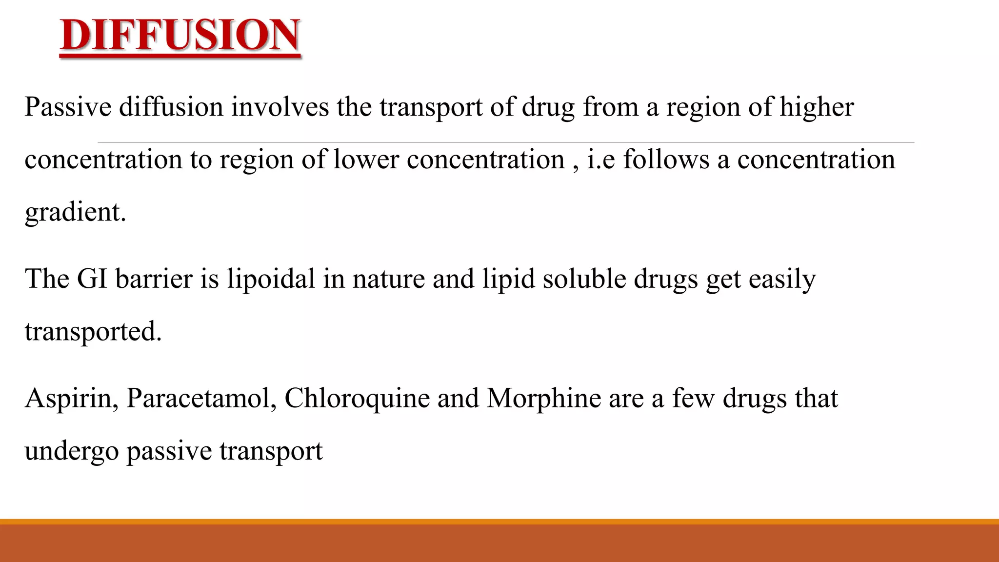 Diffusion principal in biological system(Solubility of drug Part-5) | PPTX