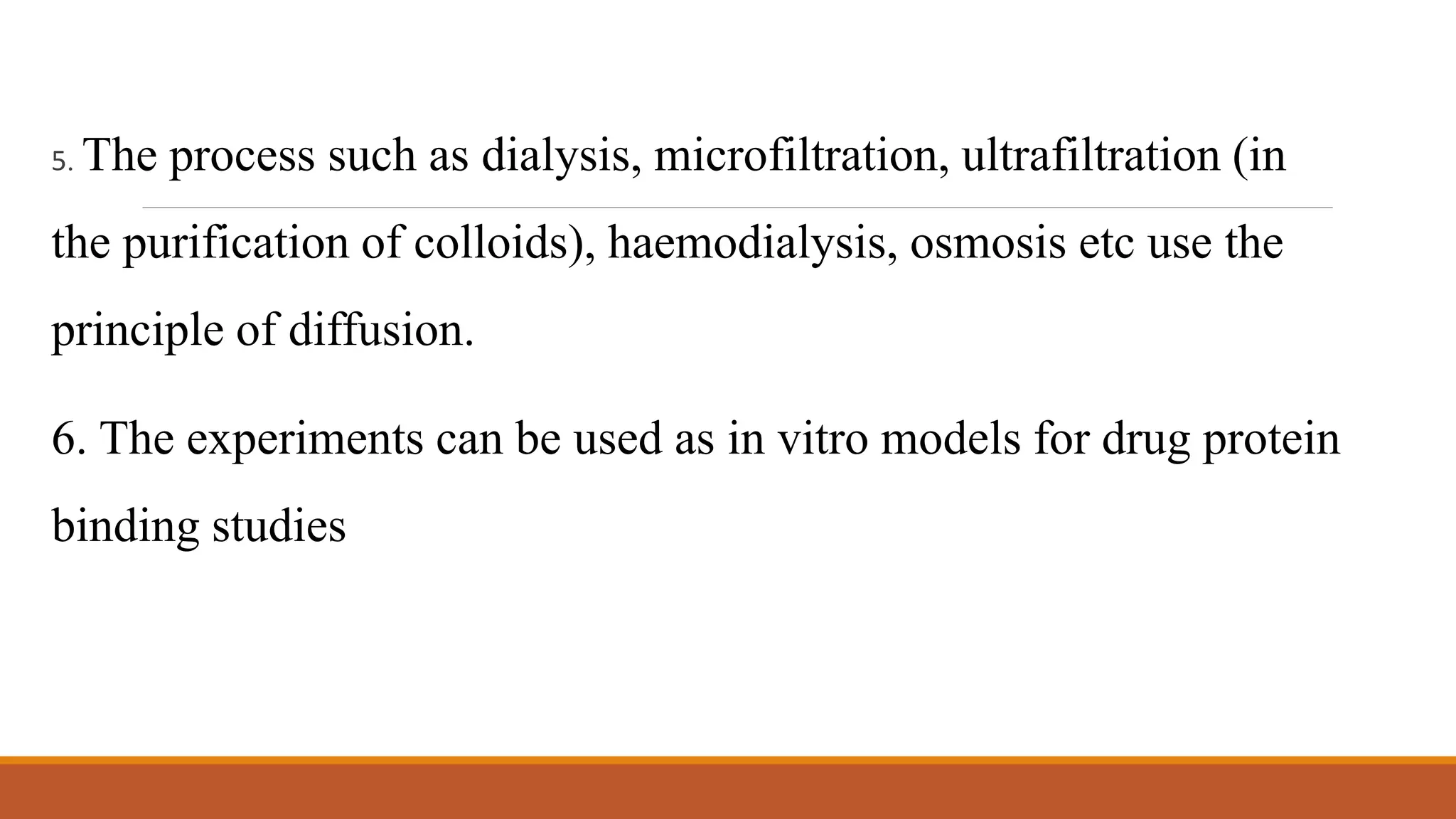 Diffusion principal in biological system(Solubility of drug Part-5) | PPTX