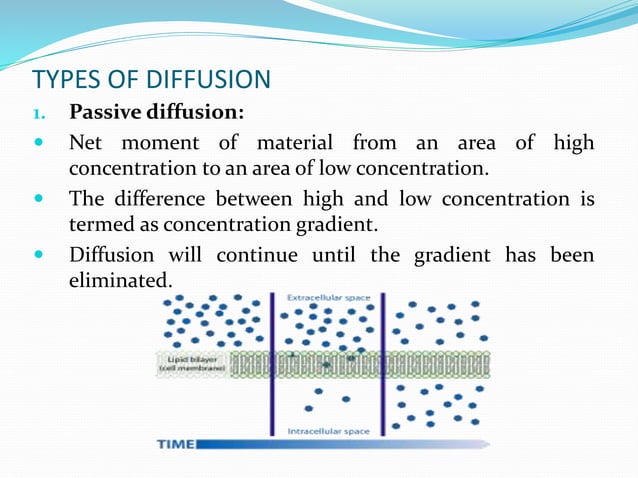 Diffusion principles in biological systems | PPTX