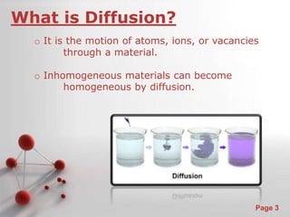 Diffusion report | PPTX