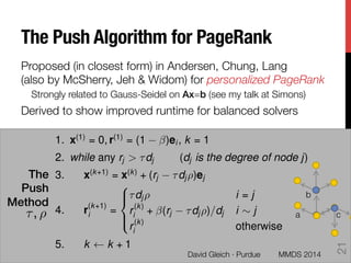 Localized methods for diffusions in large graphs | PPT