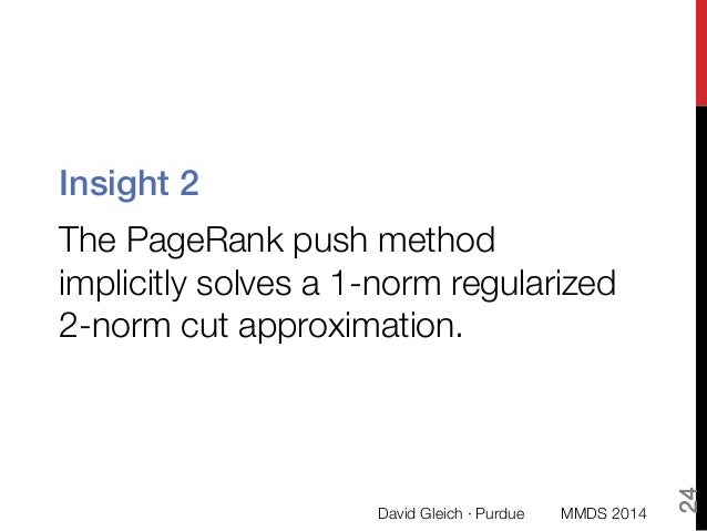 Localized methods for diffusions in large graphs