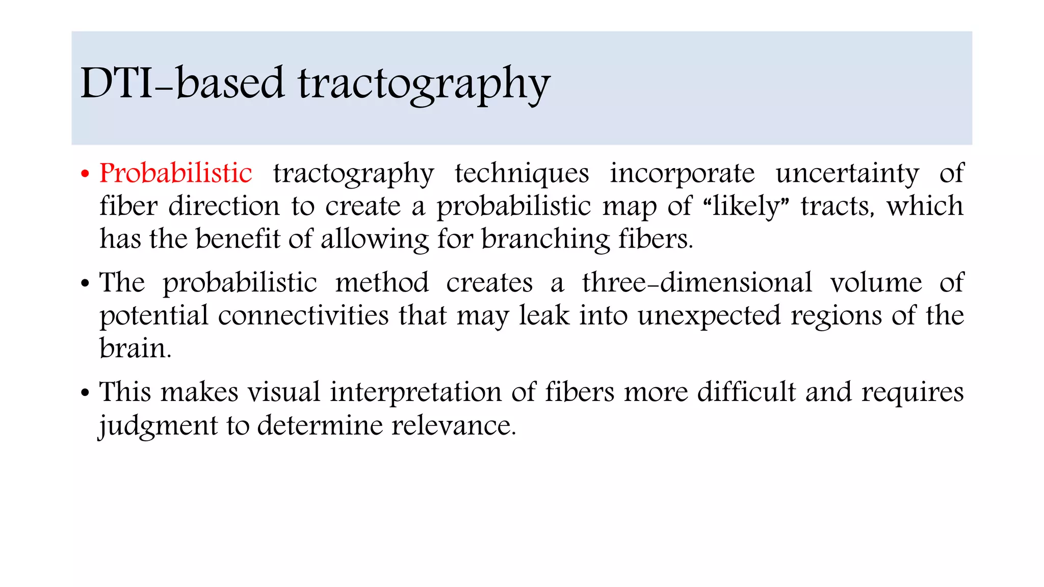 Diffusion tensor imaging in Neurology | PPTX