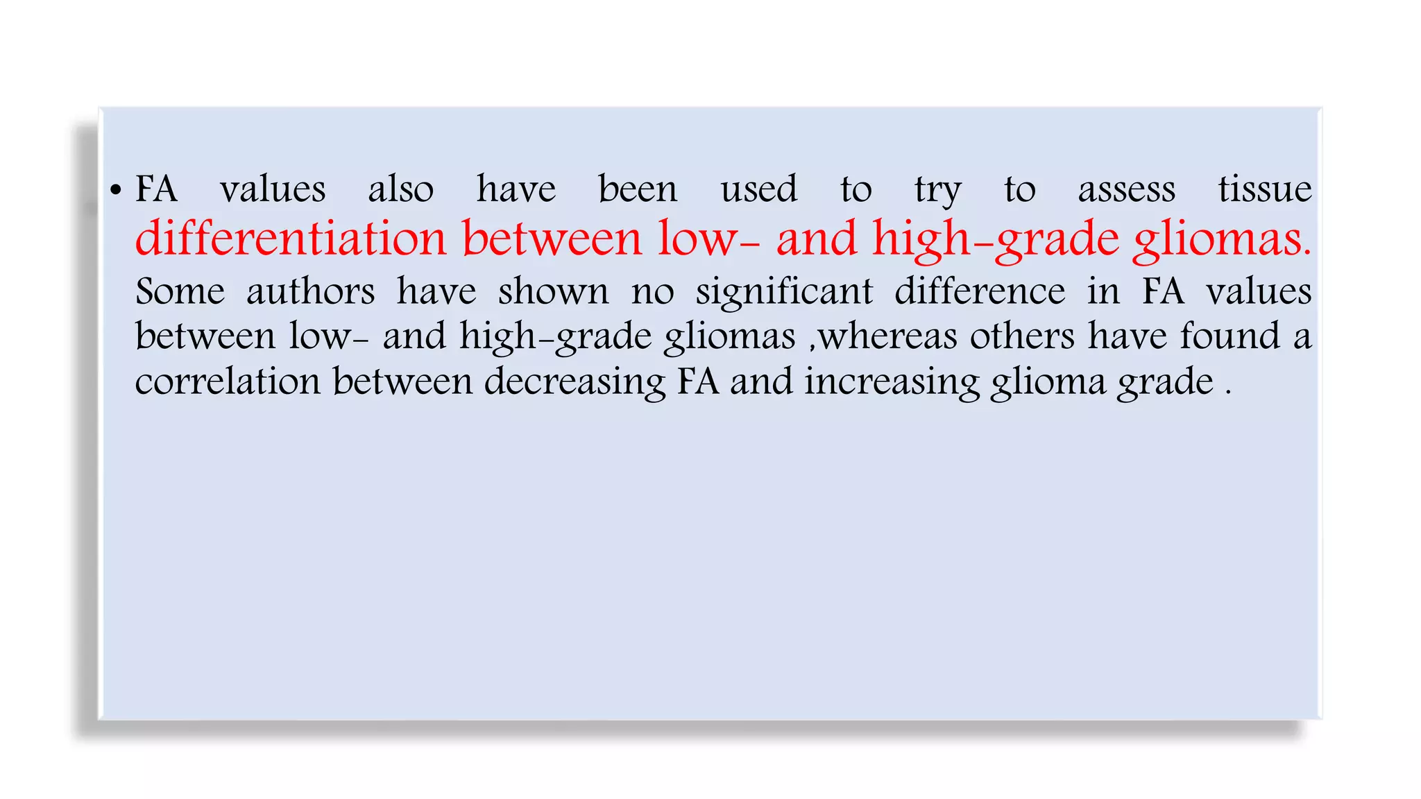Diffusion tensor imaging in Neurology | PPTX