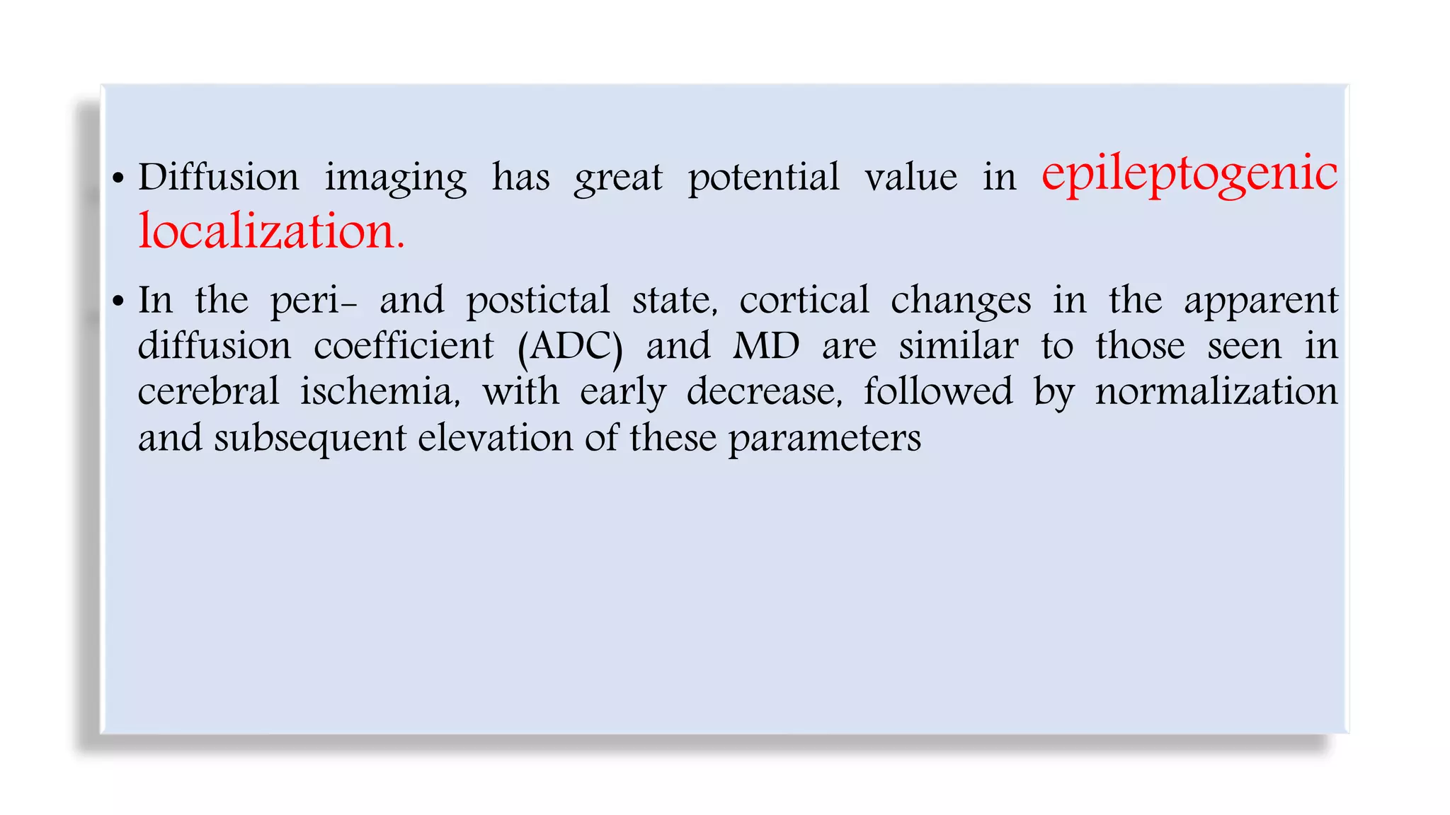 Diffusion tensor imaging in Neurology | PPTX